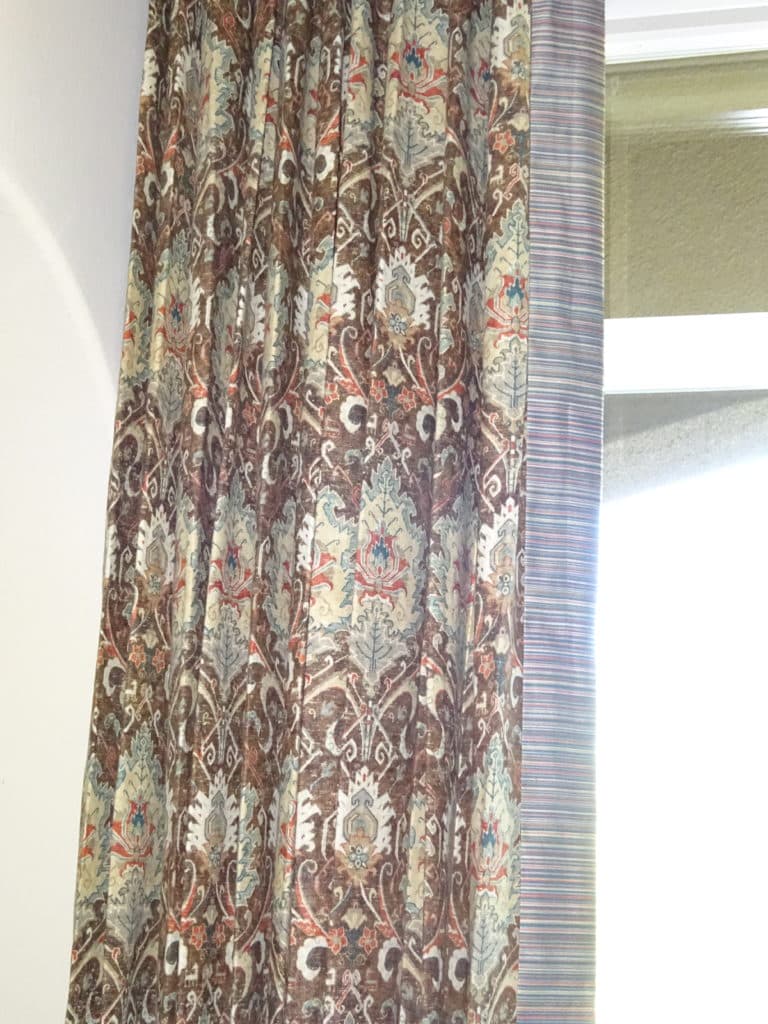 Reno Homeowner Chooses Custom Drapery Fabric - Kempler Design