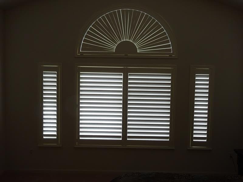 Arch Top Window Coverings for a Reno NV Customer-Shutters