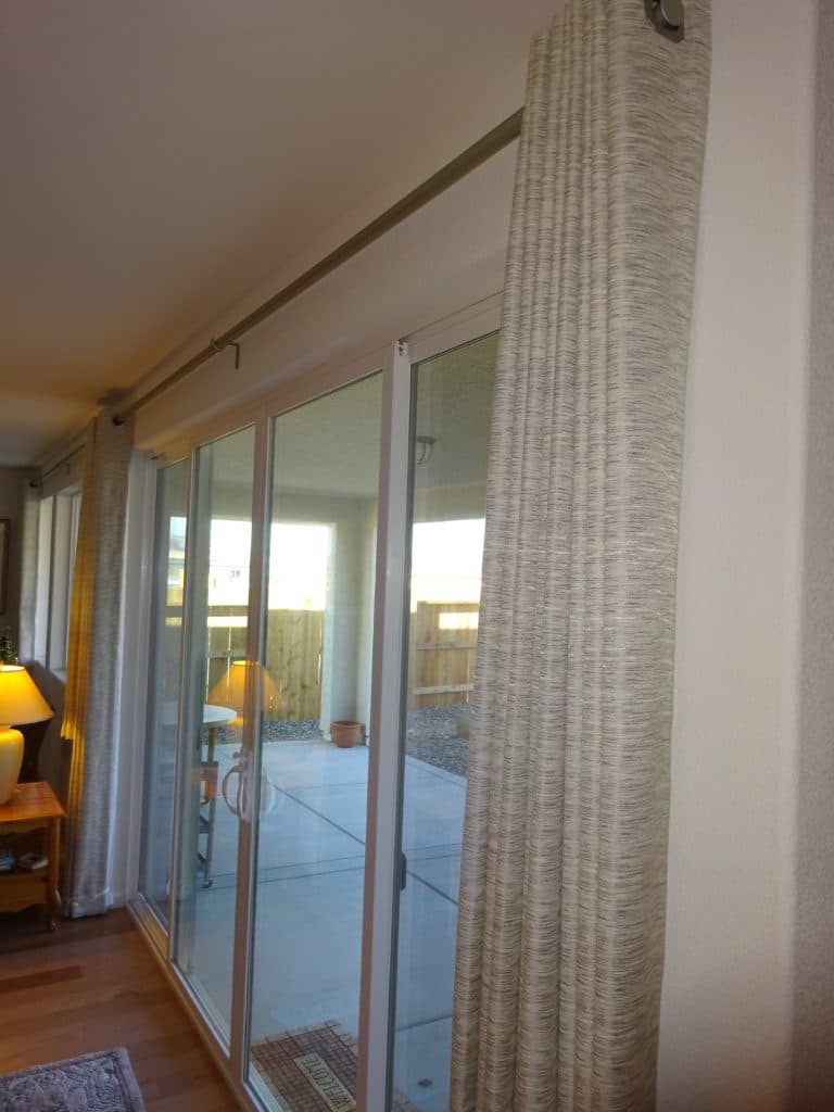 Curtains in Reno Toll Brothers Home - Kempler Design