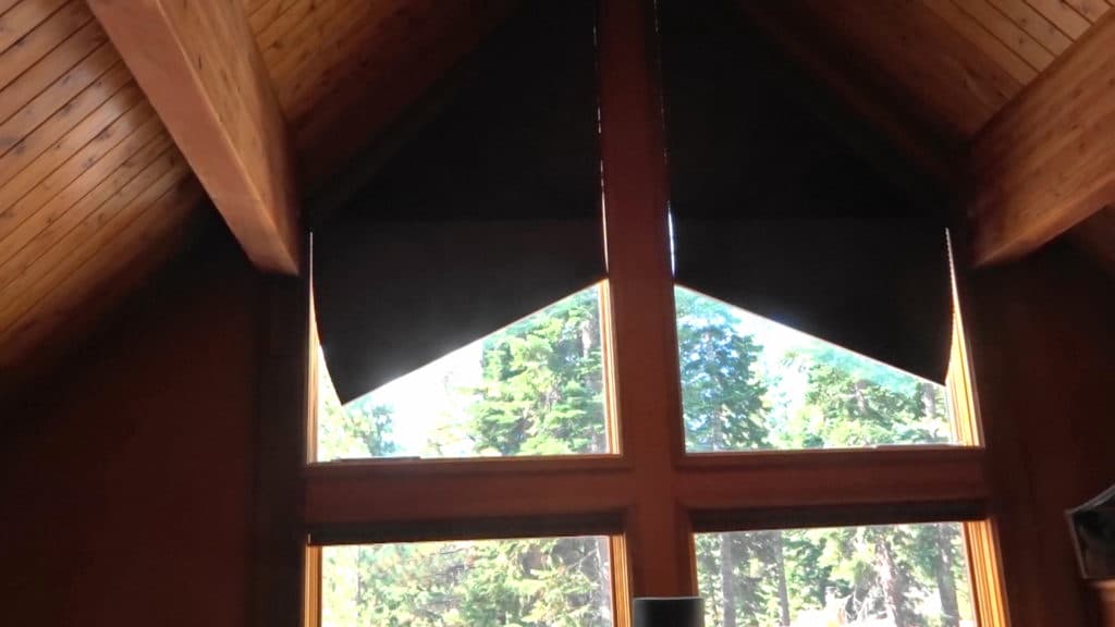 Angle Top Window Coverings with Motorization for Home Near Reno