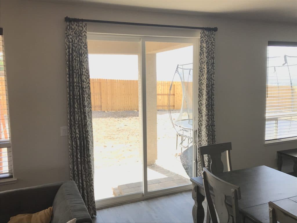 Slider Door Curtains That Work Better - Kempler Design