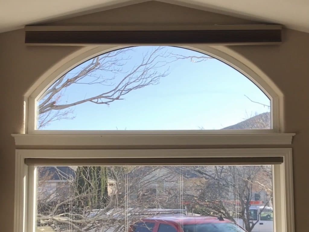 Low Cost Option For Arch Window Covering - Kempler Design Low Cost Option For Arch Window Covering - Kempler Design