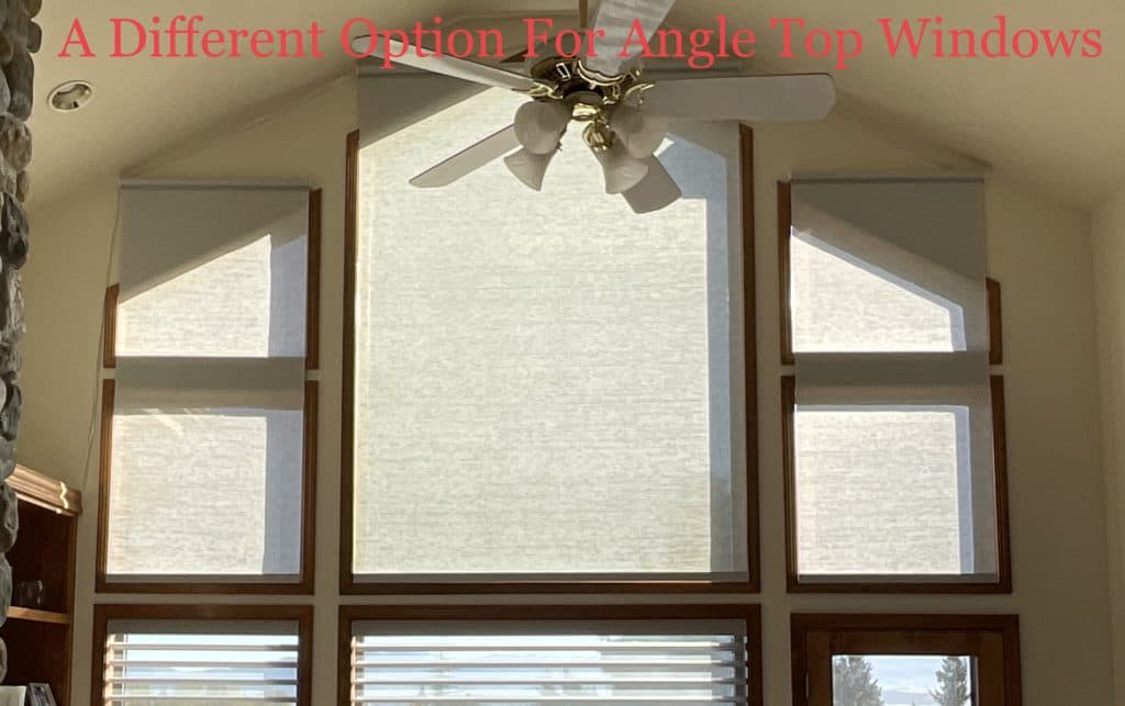 Roller Shades on Angled Windows- It CAN Work - Kempler Design