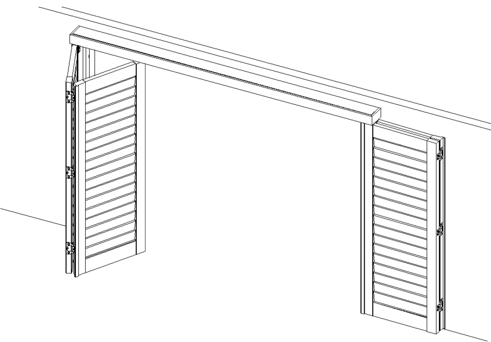 Norman Window Fashions Bi-Fold 180 Shutter - Kempler Design