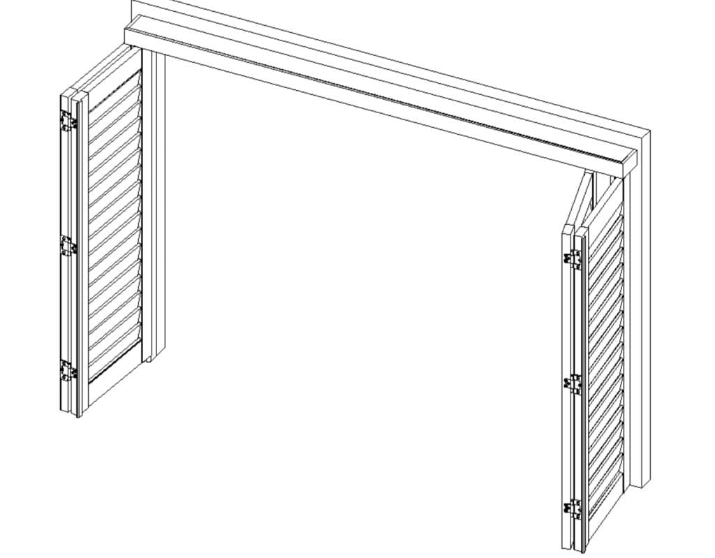 Norman Window Fashions Bi-Fold 180 Shutter - Kempler Design