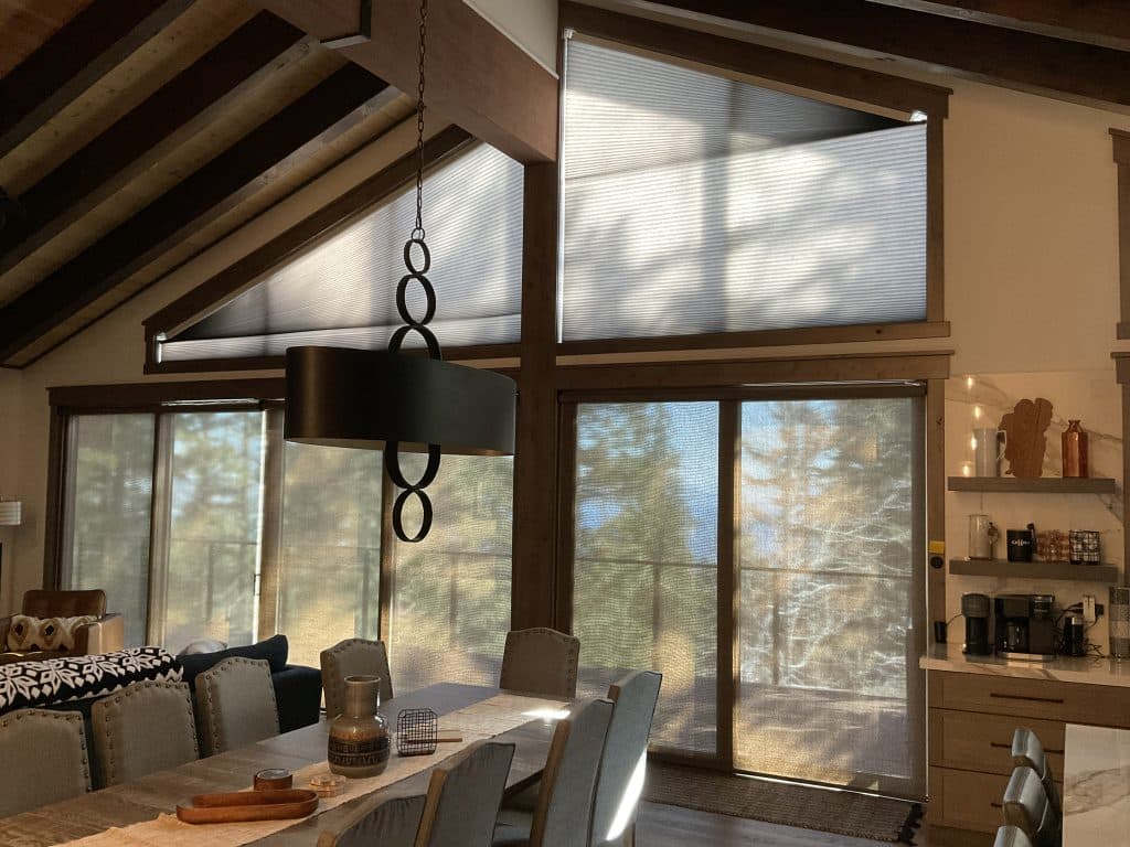 We Do HUGE Angle Top Motorized Window Treatments! - Kempler Design
