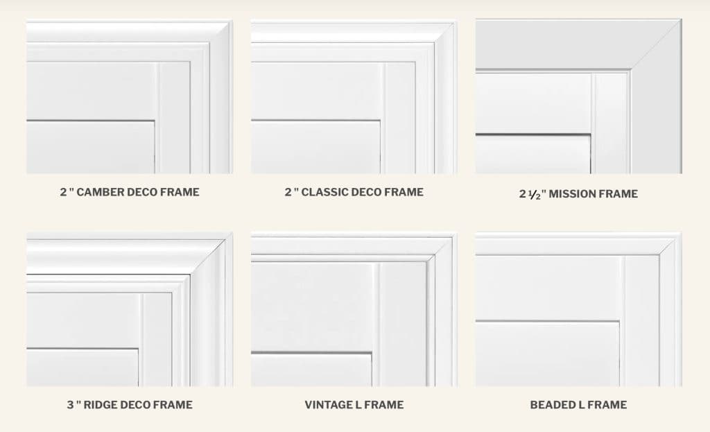 Frame Options for Norman Shutters - Kempler Design